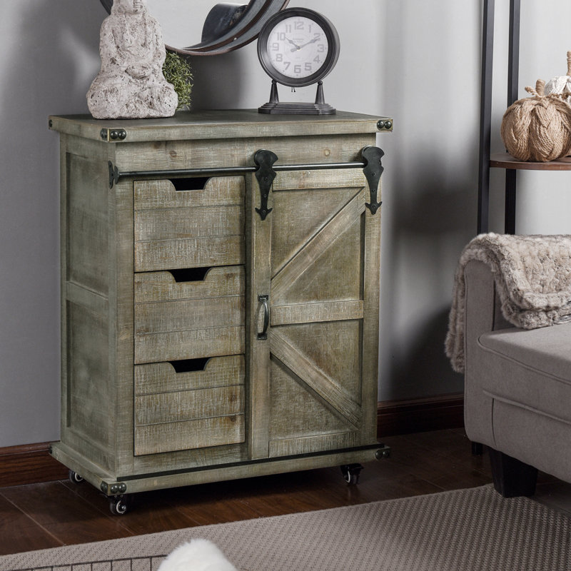 Howden Accent Cabinet Driftwood Gray